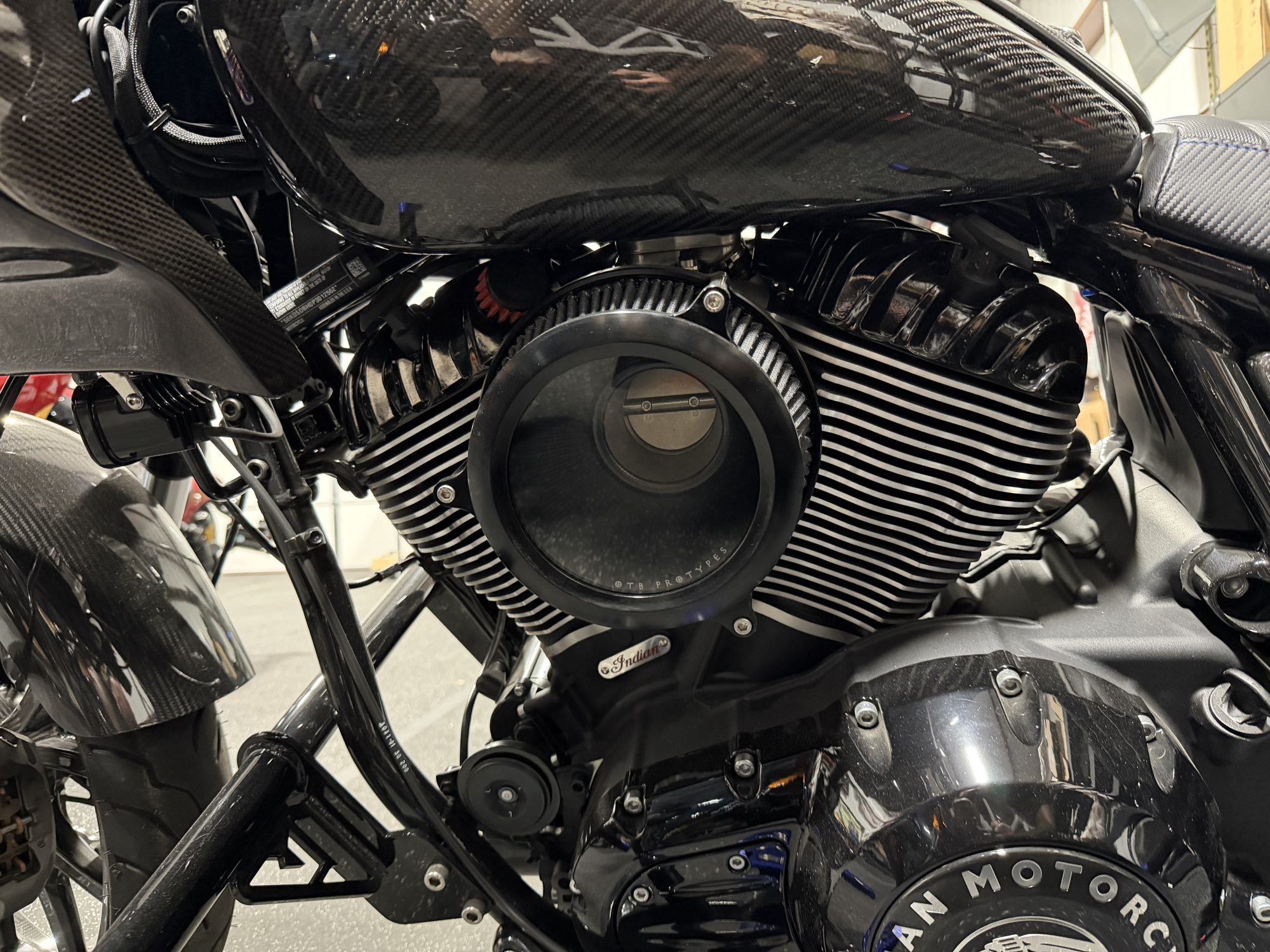 OTB Prototypes Voodoo Air Intake for Indian Thunderstroke - Torqued